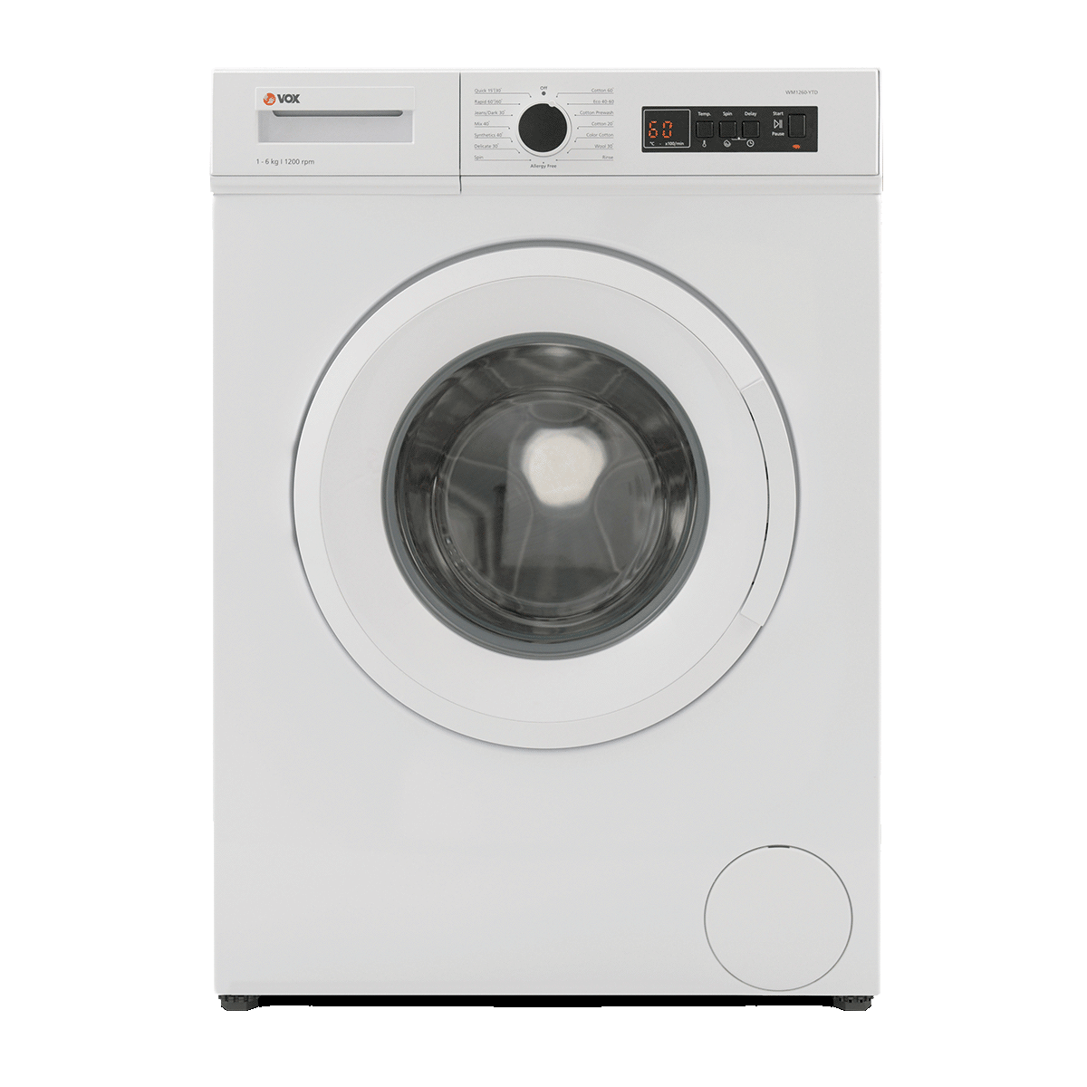 Washing machine WM1260-YTD WM1260YTD | VOX Electronics