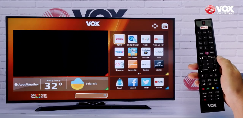 Video upustva za televizore | VOX Electronics